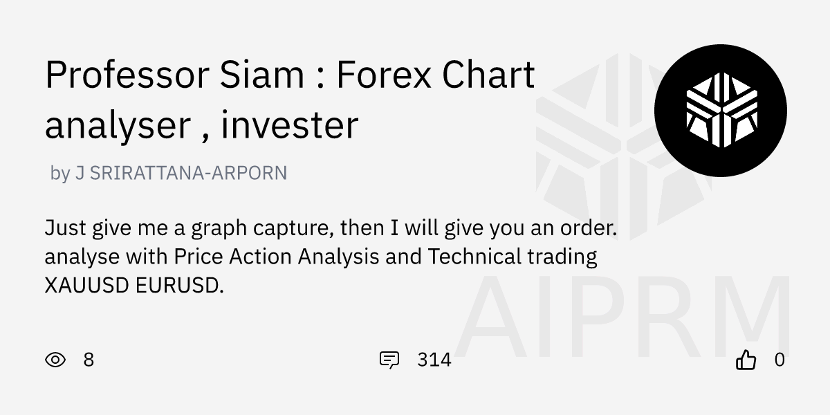 GPT "Professor Siam : Forex Chart analyser , invester" by "J SRIRATTANA ...