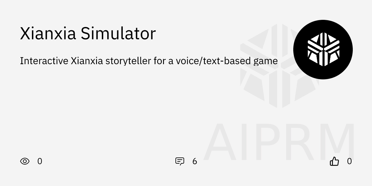 GPT "Xianxia Simulator" - AIPRM for ChatGPT