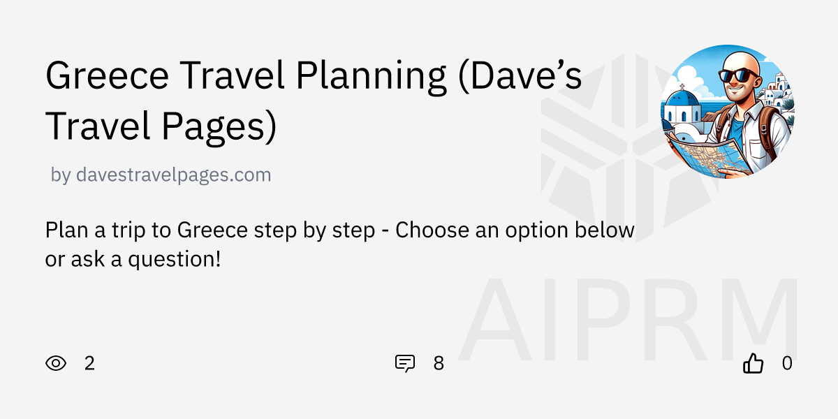 GPT "Greece Travel Planning (Dave’s Travel Pages)" by "davestravelpages ...