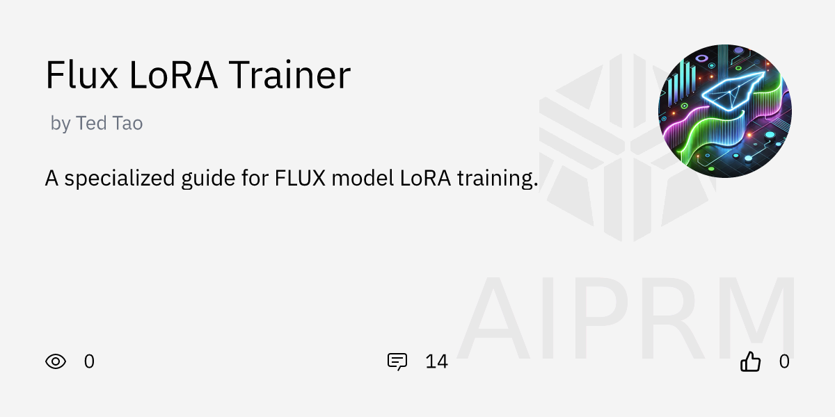 GPT "Flux LoRA Trainer" by "Ted Tao" - AIPRM for ChatGPT