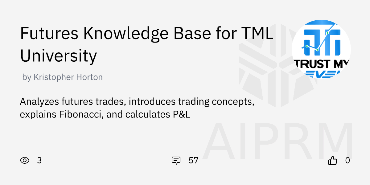 GPT "Futures Knowledge Base for TML University" by "Kristopher Horton ...