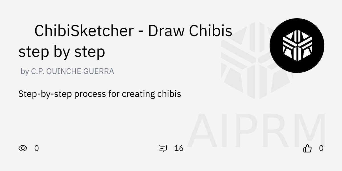 GPT "🖍️ChibiSketcher - Draw Chibis step by step" by "C.P. QUINCHE ...