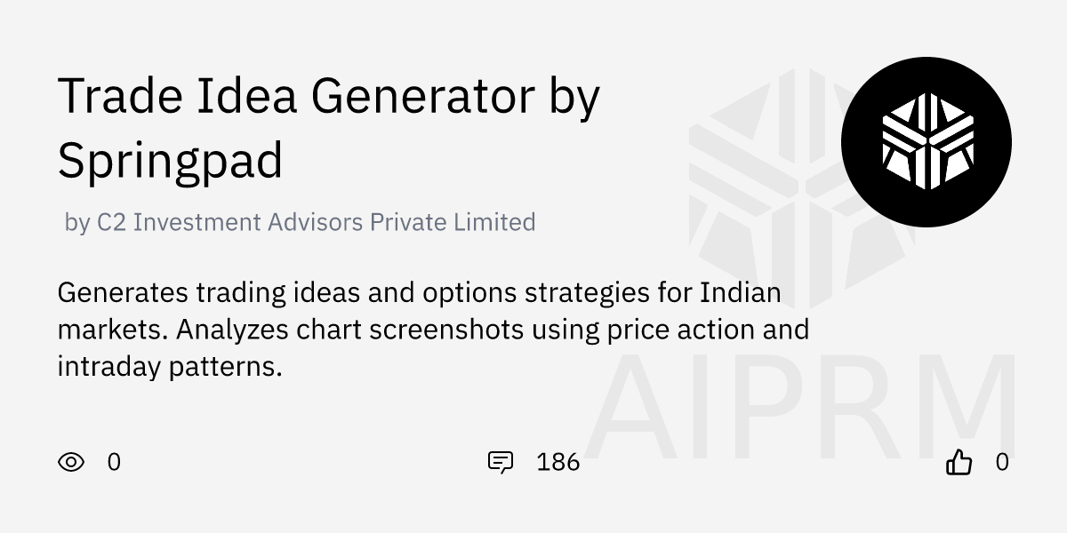 GPT "Trade Idea Generator by Springpad" by "C2 Investment Advisors ...