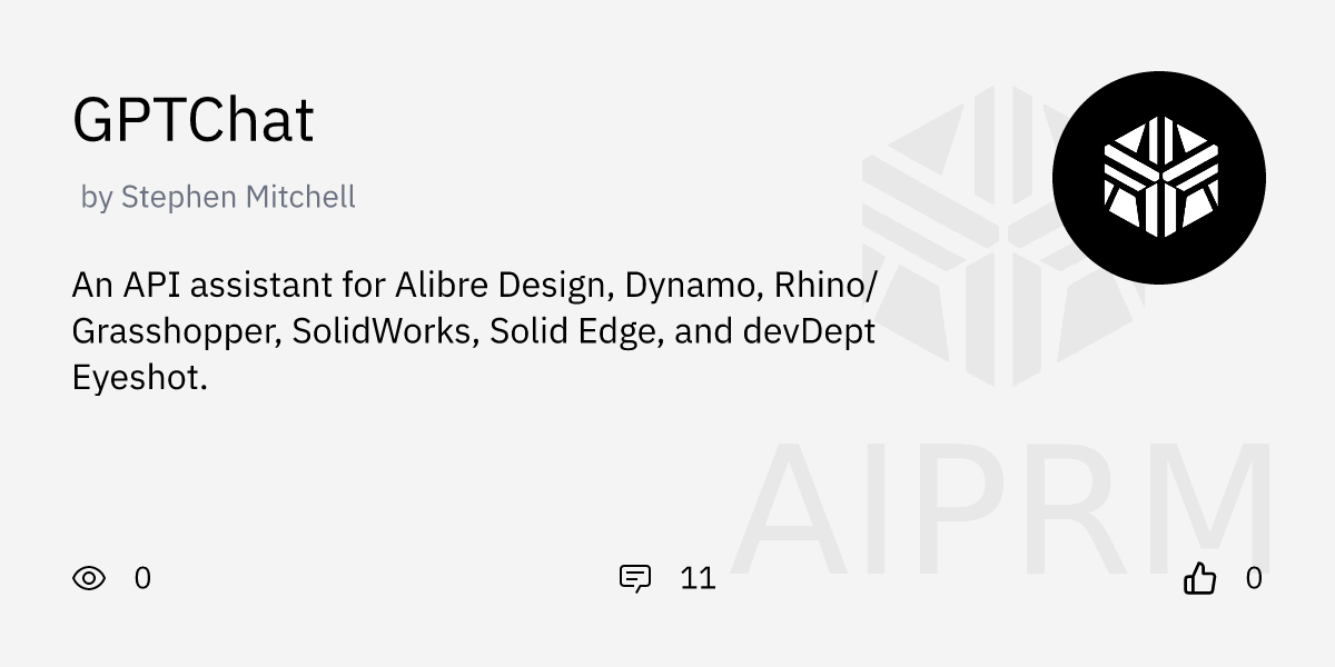 GPT "GPTChat" by "Stephen Mitchell" - AIPRM for ChatGPT