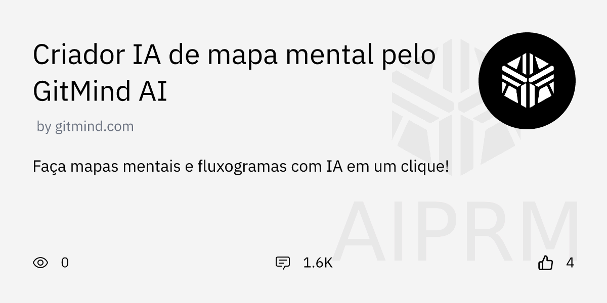 GPT "Criador IA de mapa mental pelo GitMind AI" by "gitmind.com ...