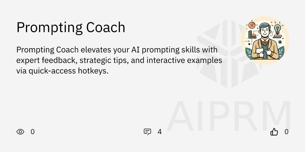 GPT "Prompting Coach" - AIPRM for ChatGPT