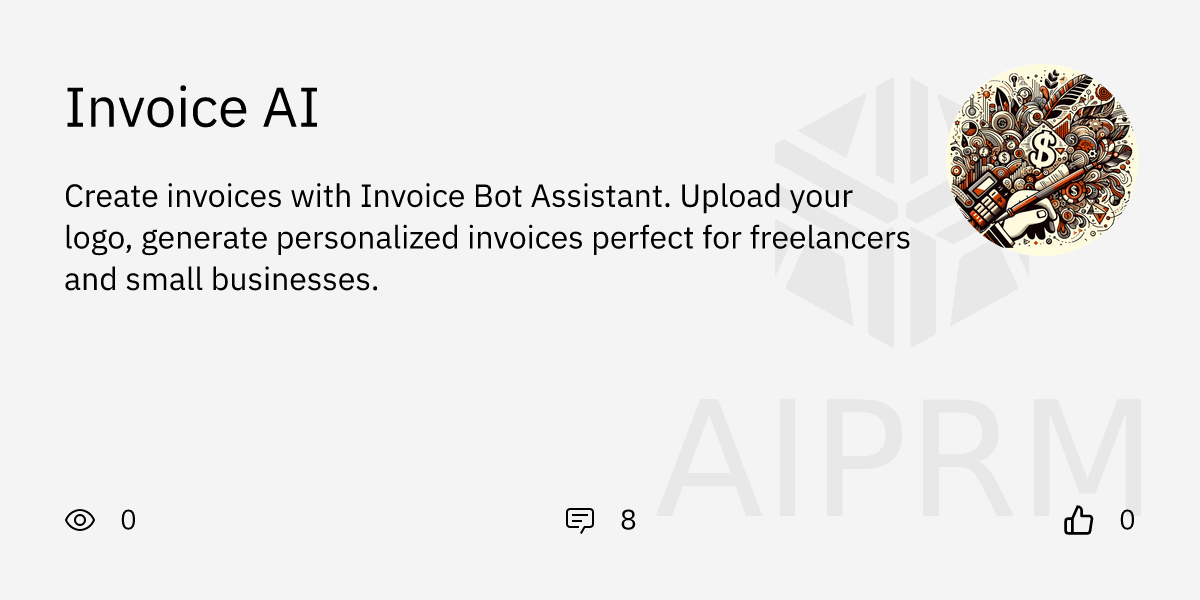 GPT "Invoice AI" - AIPRM for ChatGPT