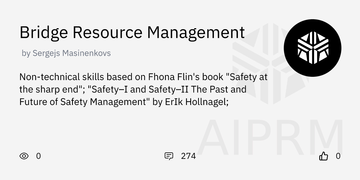 GPT "Bridge Resource Management" by "Sergejs Masinenkovs" - AIPRM for ...