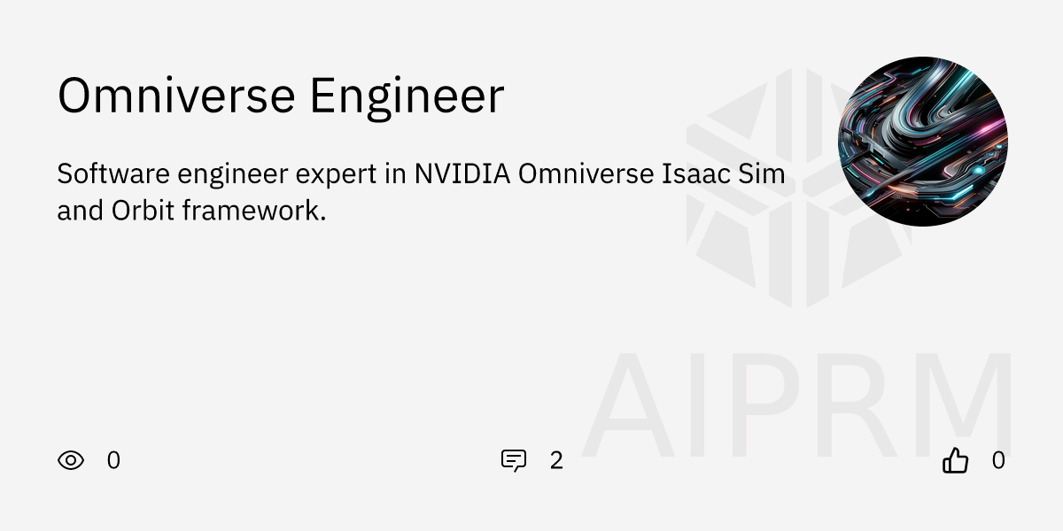 GPT "Omniverse Engineer" - AIPRM for ChatGPT