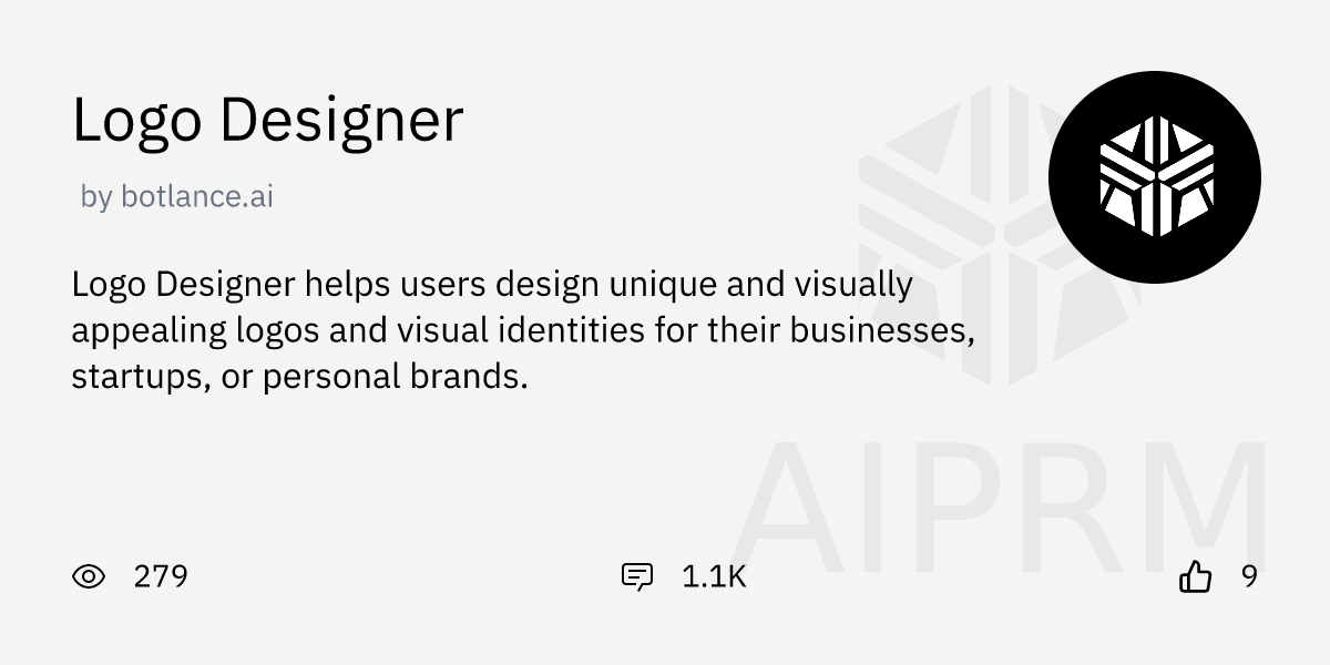 GPT "Logo Designer" by "Delio AI" - AIPRM for ChatGPT