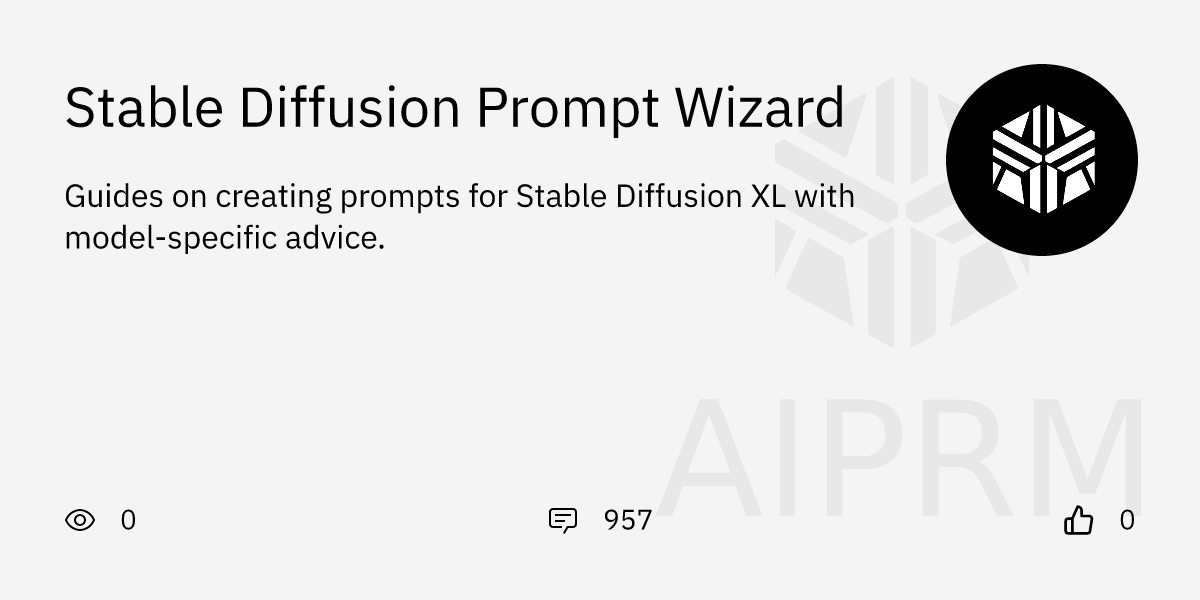 GPT "Stable Diffusion Prompt Wizard" - AIPRM for ChatGPT