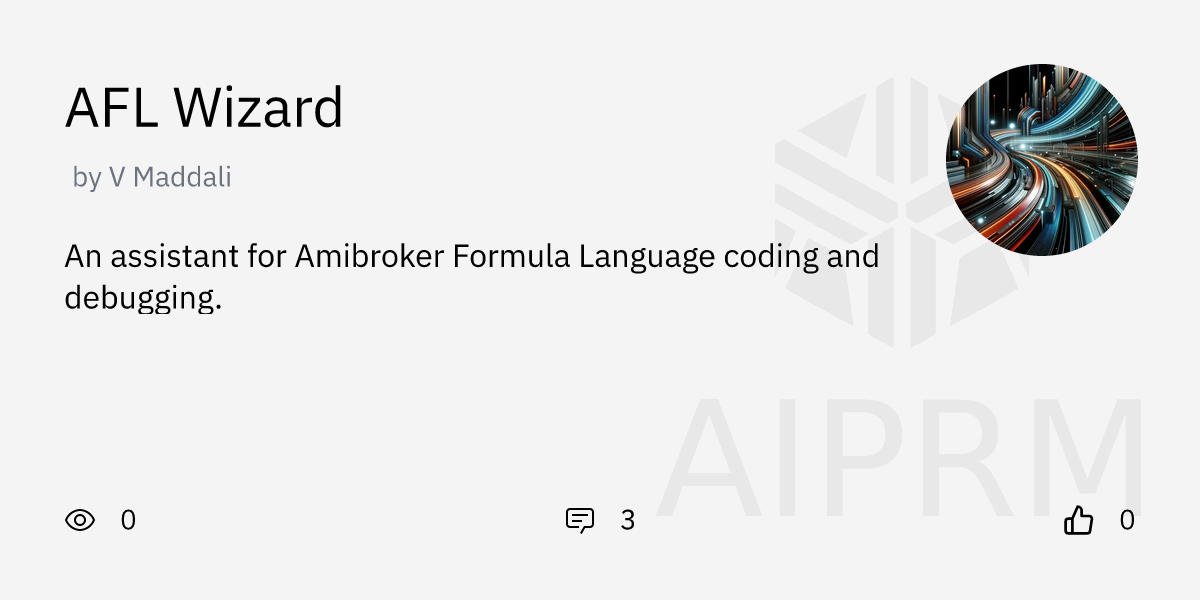 GPT "AFL Wizard" by "V Maddali" - AIPRM for ChatGPT