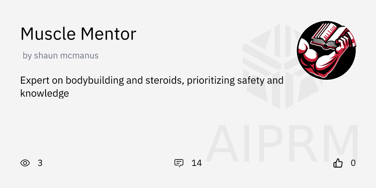 GPT "Muscle Mentor" by "shaun mcmanus" - AIPRM for ChatGPT