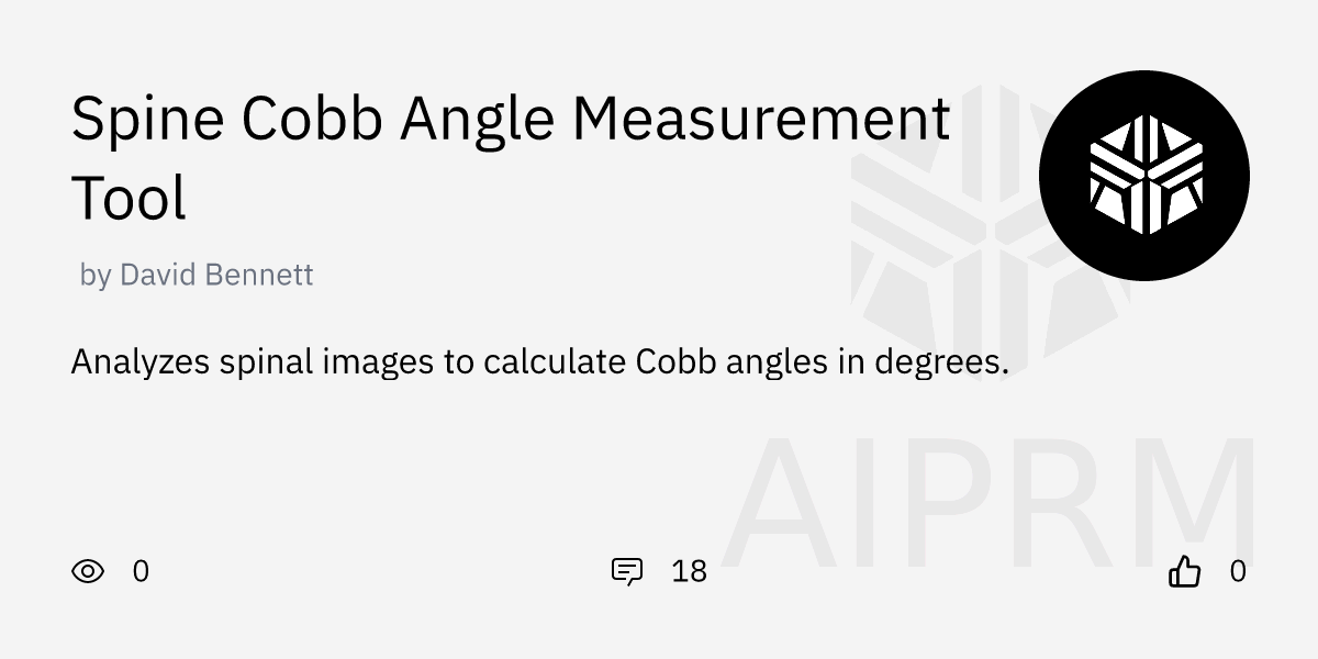 GPT "Spine Cobb Angle Measurement Tool" by "David Bennett" - AIPRM for ...