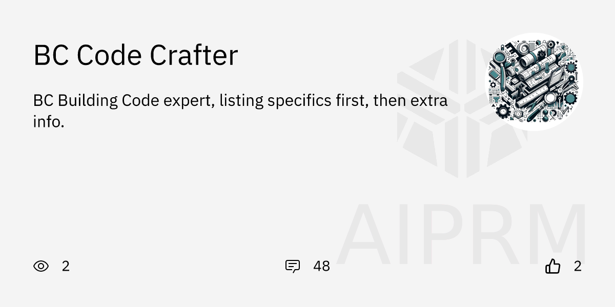 GPT "BC Code Crafter" - AIPRM for ChatGPT